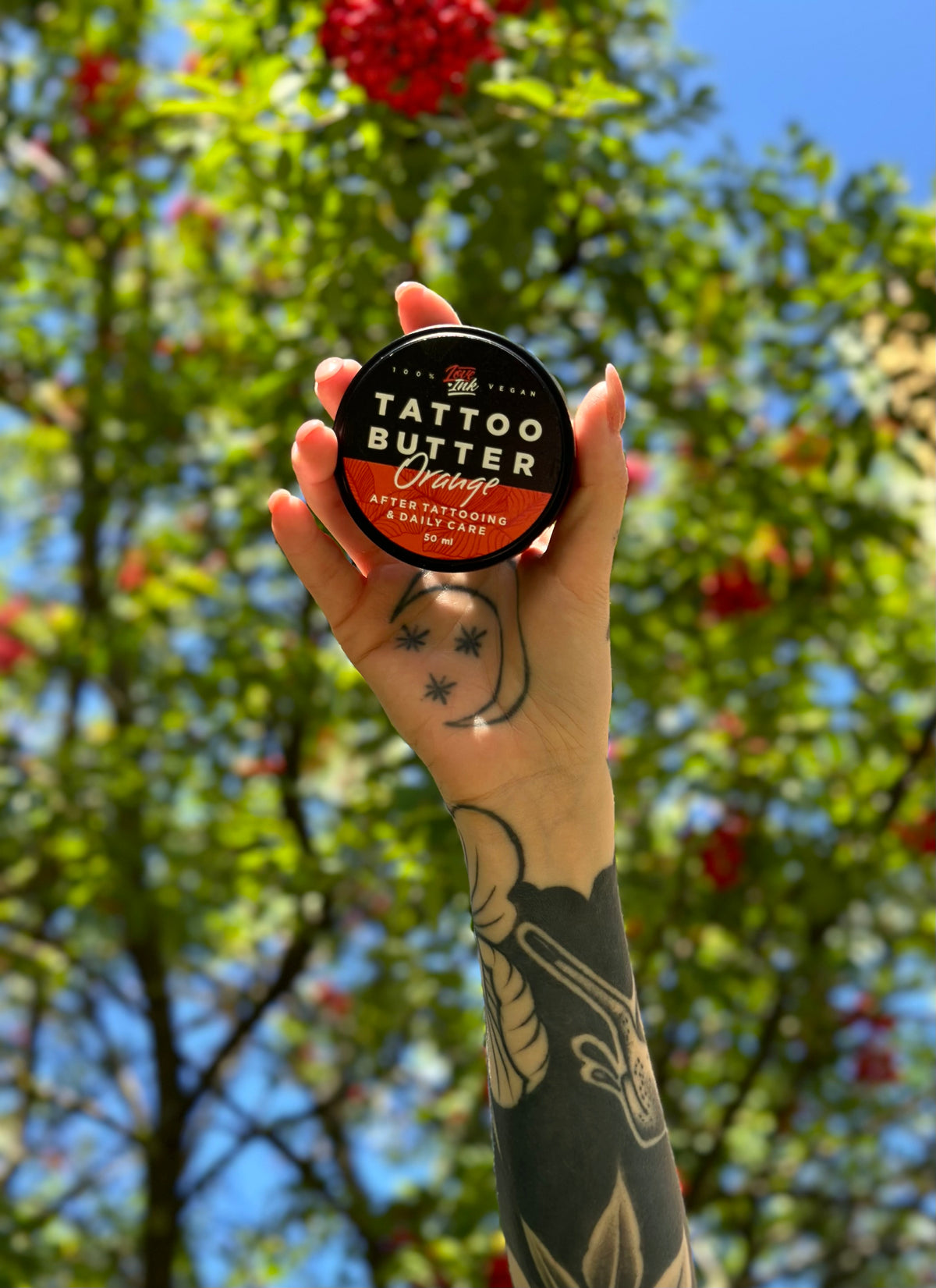 Tattoo Butter Orange 50ml | Loveink - Tattoo Cosmetics